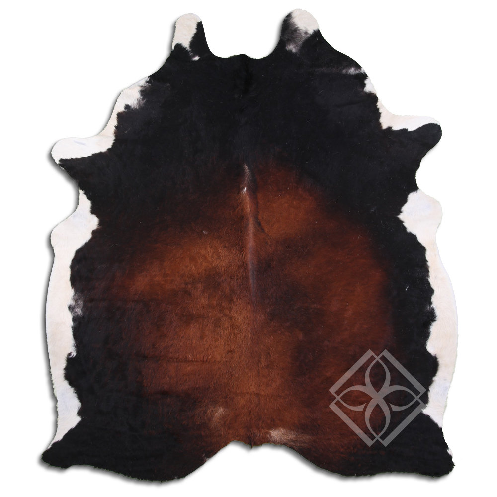 Loon Peak® Figaro Tornasol Natural Hair Handmade Cowhide Brown Area Rug ...