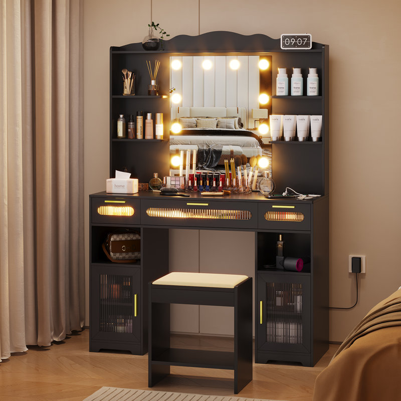 Lark Manor Amabilia Vanity & Reviews | Wayfair