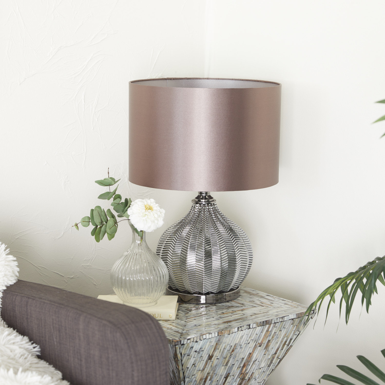 Red Barrel Studio® Transitional Polyester Table Lamp | Wayfair