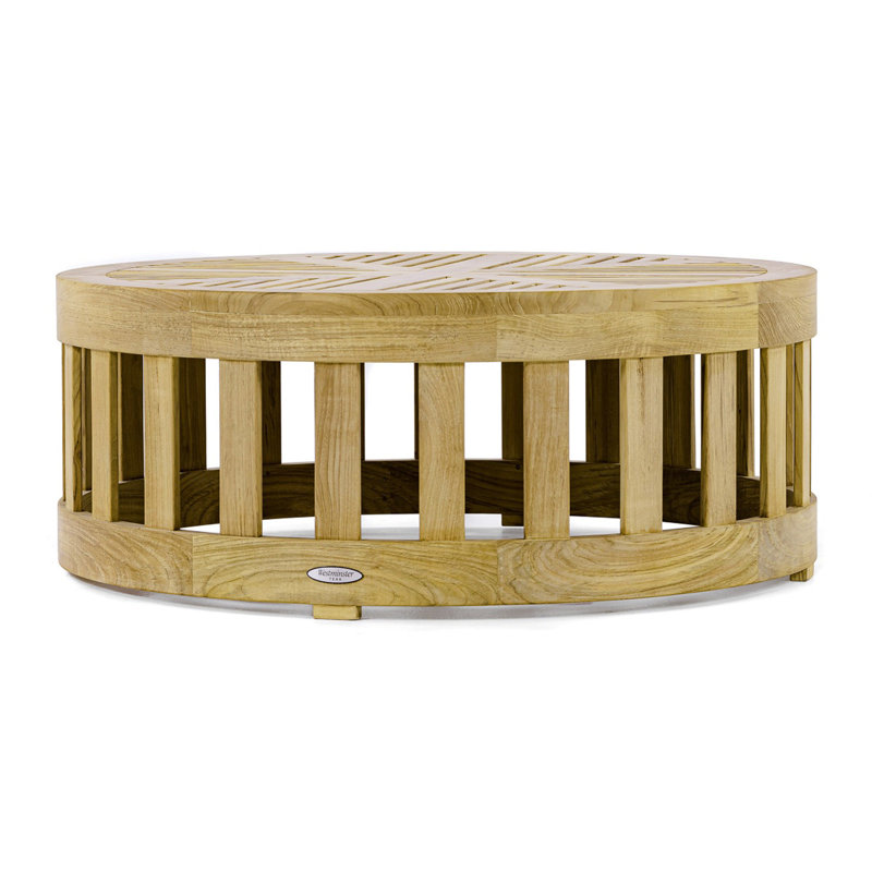 Westminster Teak Kafelonia 36 inch Round Coffee & End Table Set | Wayfair