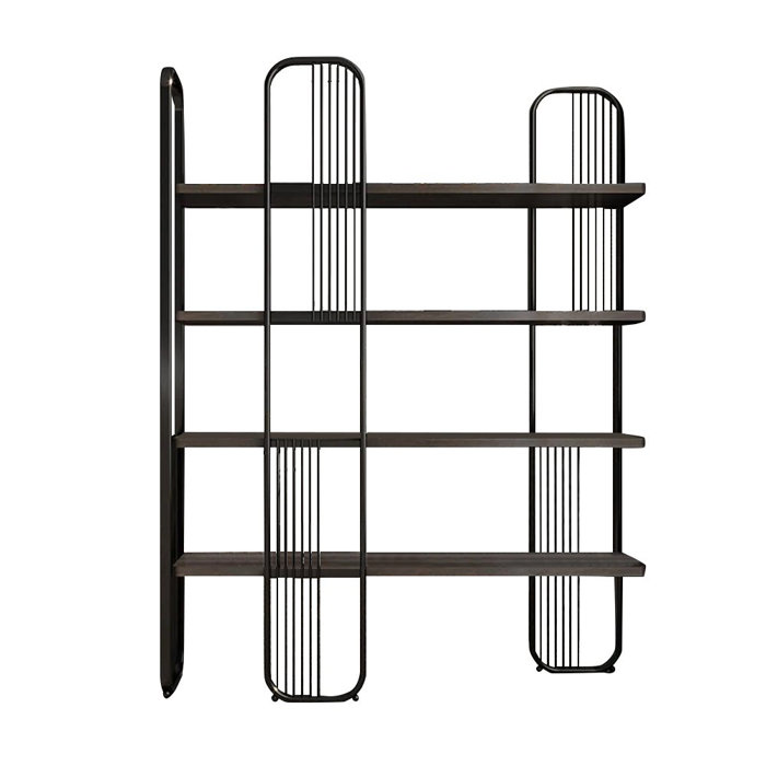 East Urban Home Geometric Bookcase & Reviews | Wayfair