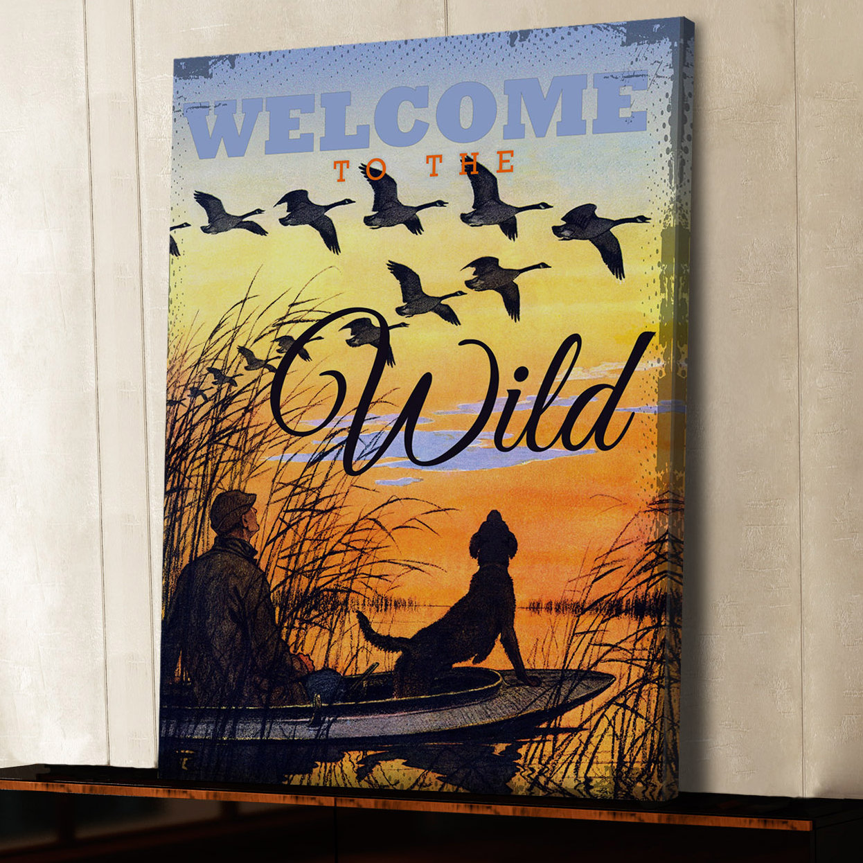 Marmont Hill 'Welcome Wild' Painting Print on Wrapped Canvas | Wayfair