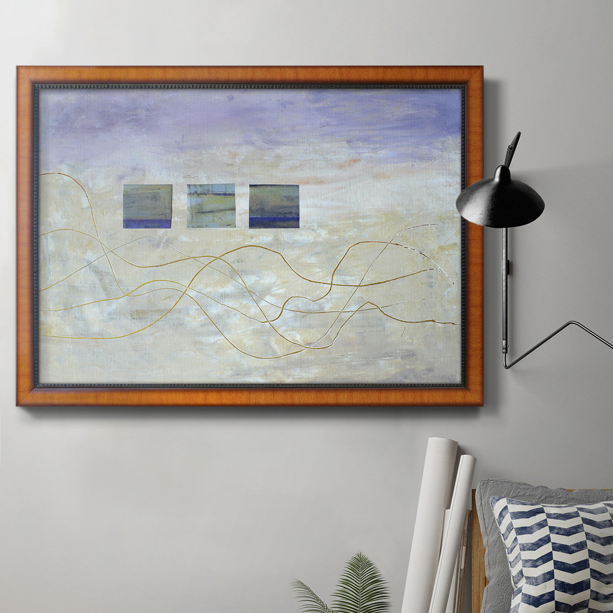 Rosdorf Park String Windows I Premium Framed Canvas- Ready To Hang ...