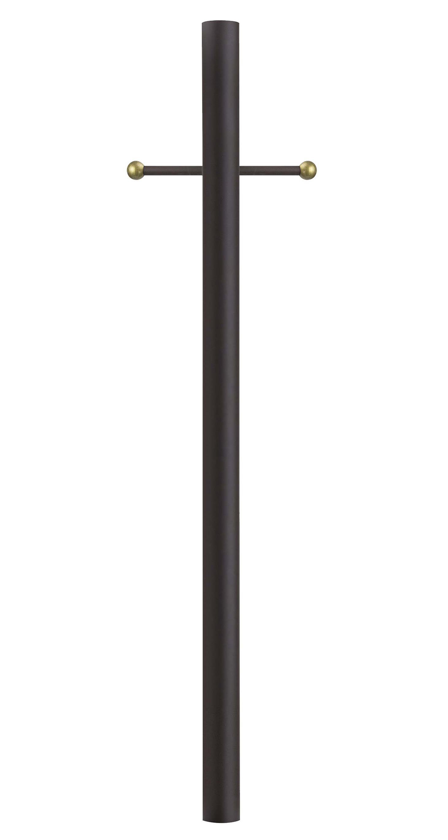 Solus 7'' Direct Burial Aluminum Lamp Post, Fits Most Standard 3" Post ...