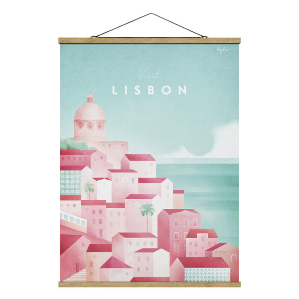 Ebern Designs Grafikdruck Reiseposter - Lissabon | Wayfair.de
