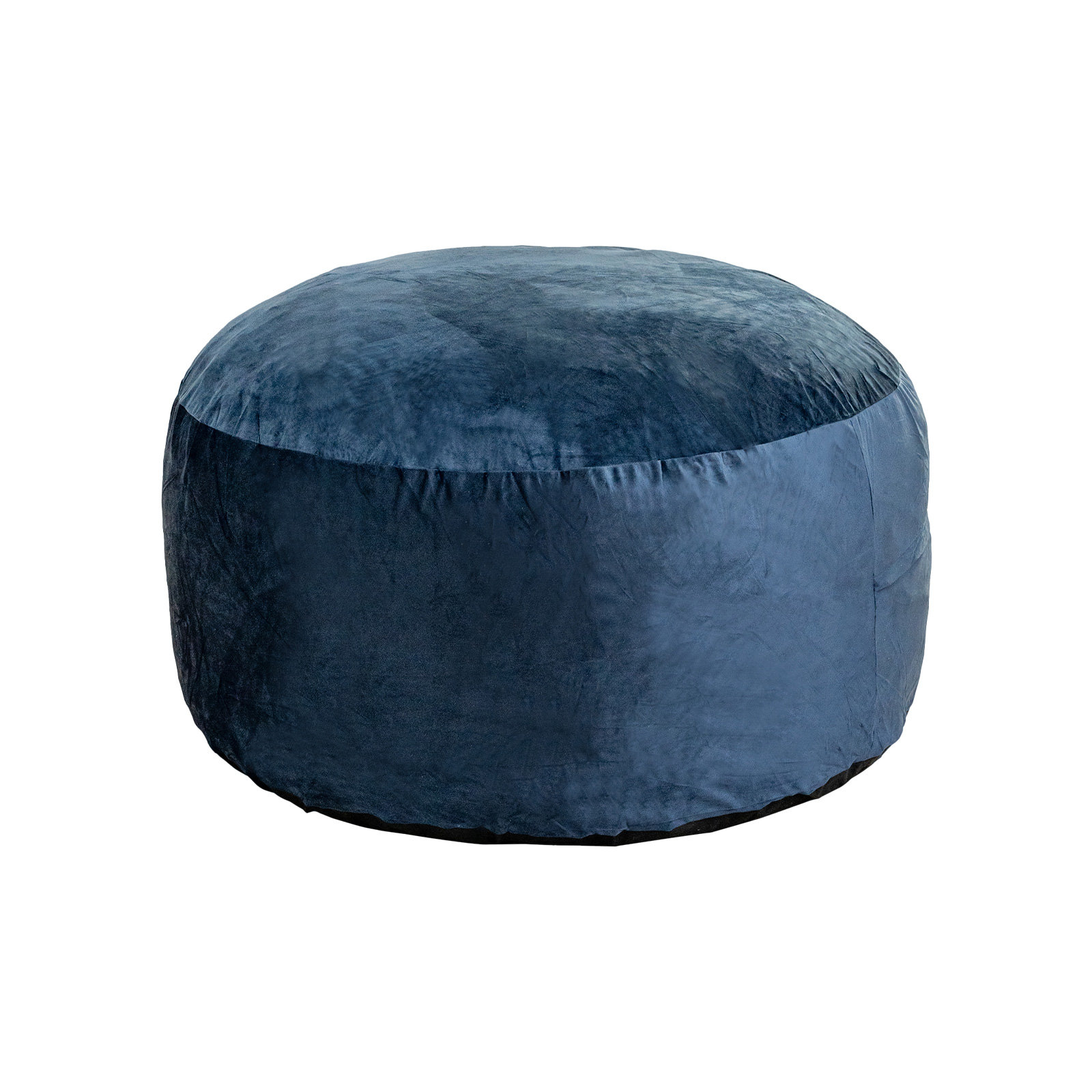 Trule Medium Velvet Sponge Filling Removable Cover Bean Bag Chair ...