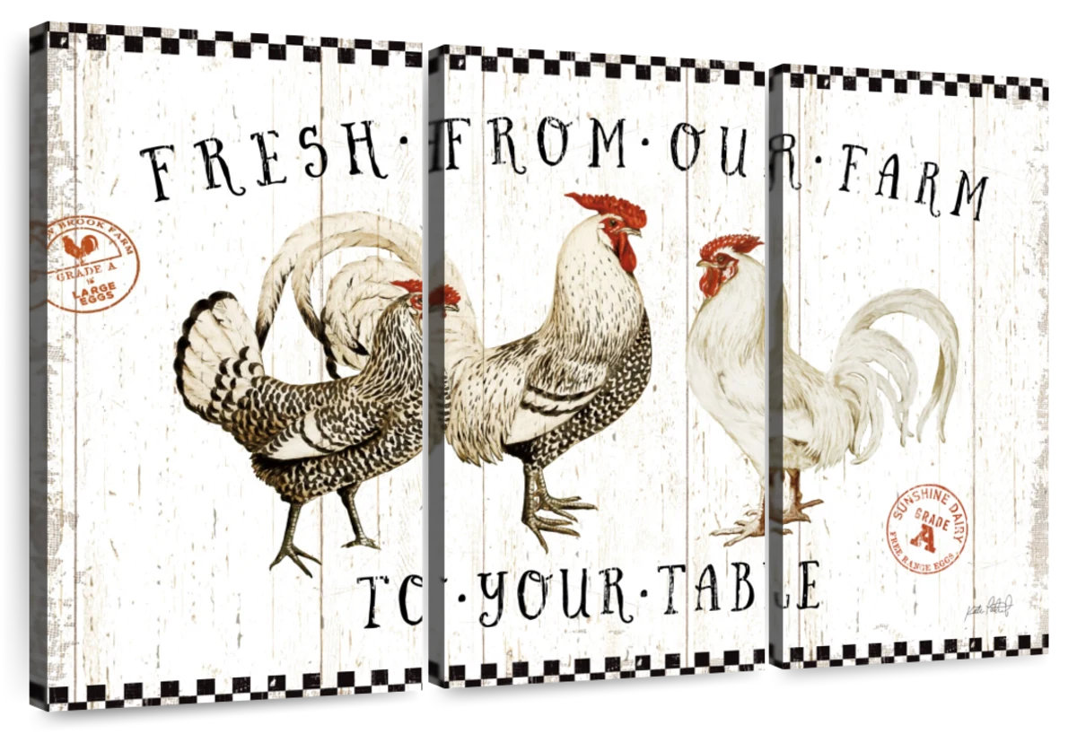 Trinx Kema Free Range Fresh I Wall Sign | Wayfair