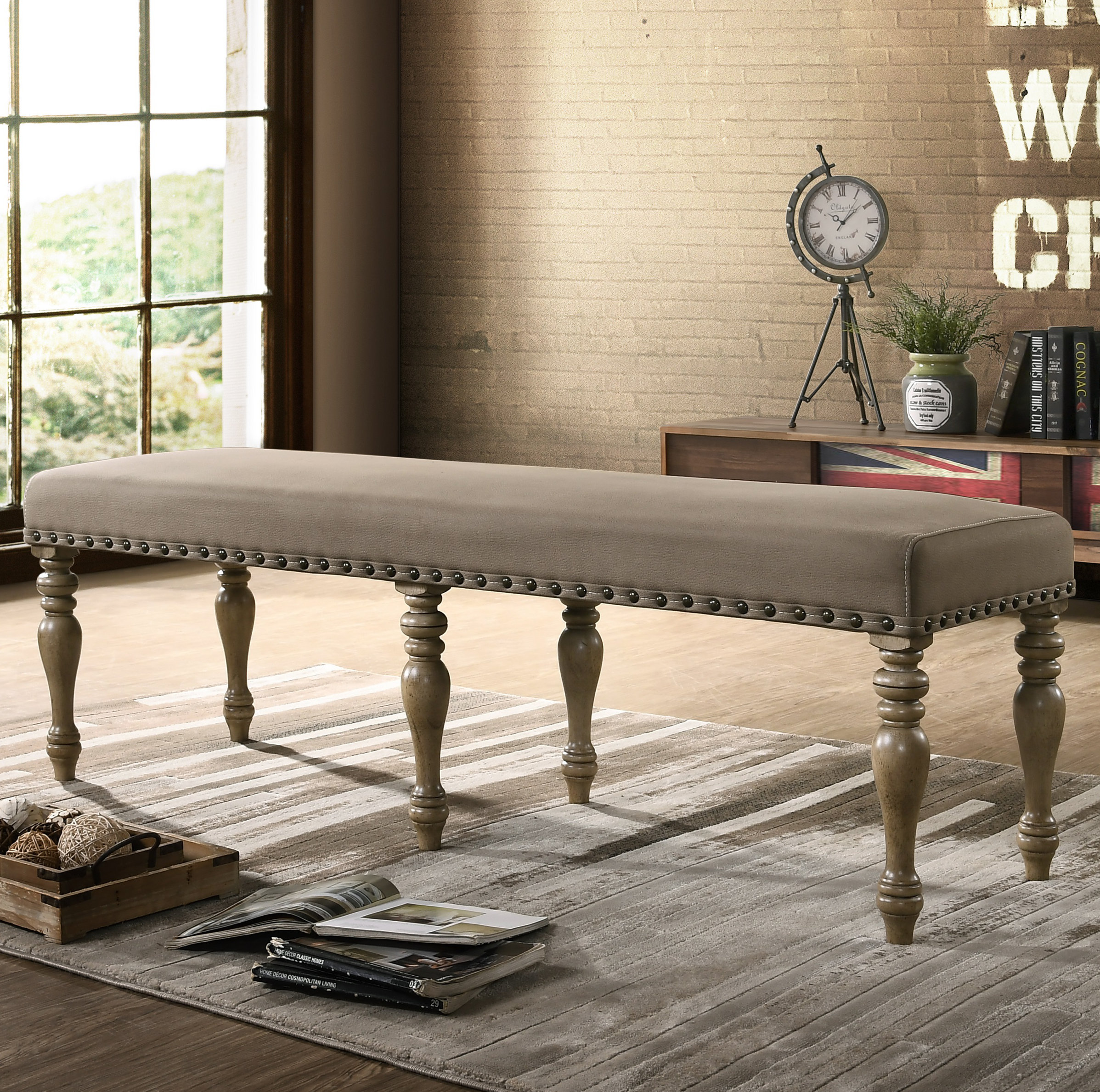 One Allium Way® Dasher Bench & Reviews | Wayfair