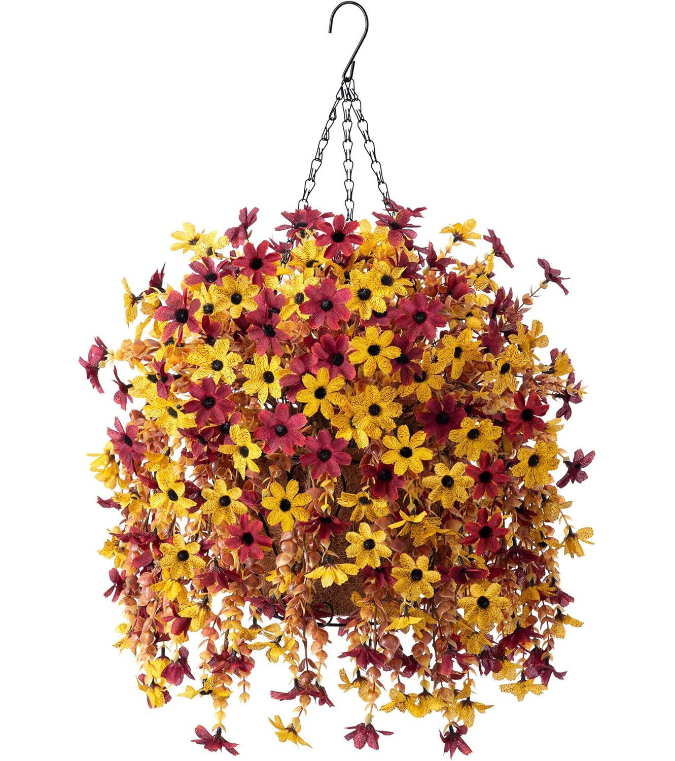 One Allium Way® Artificial Fake Spring Hanging Flowers Plants With ...