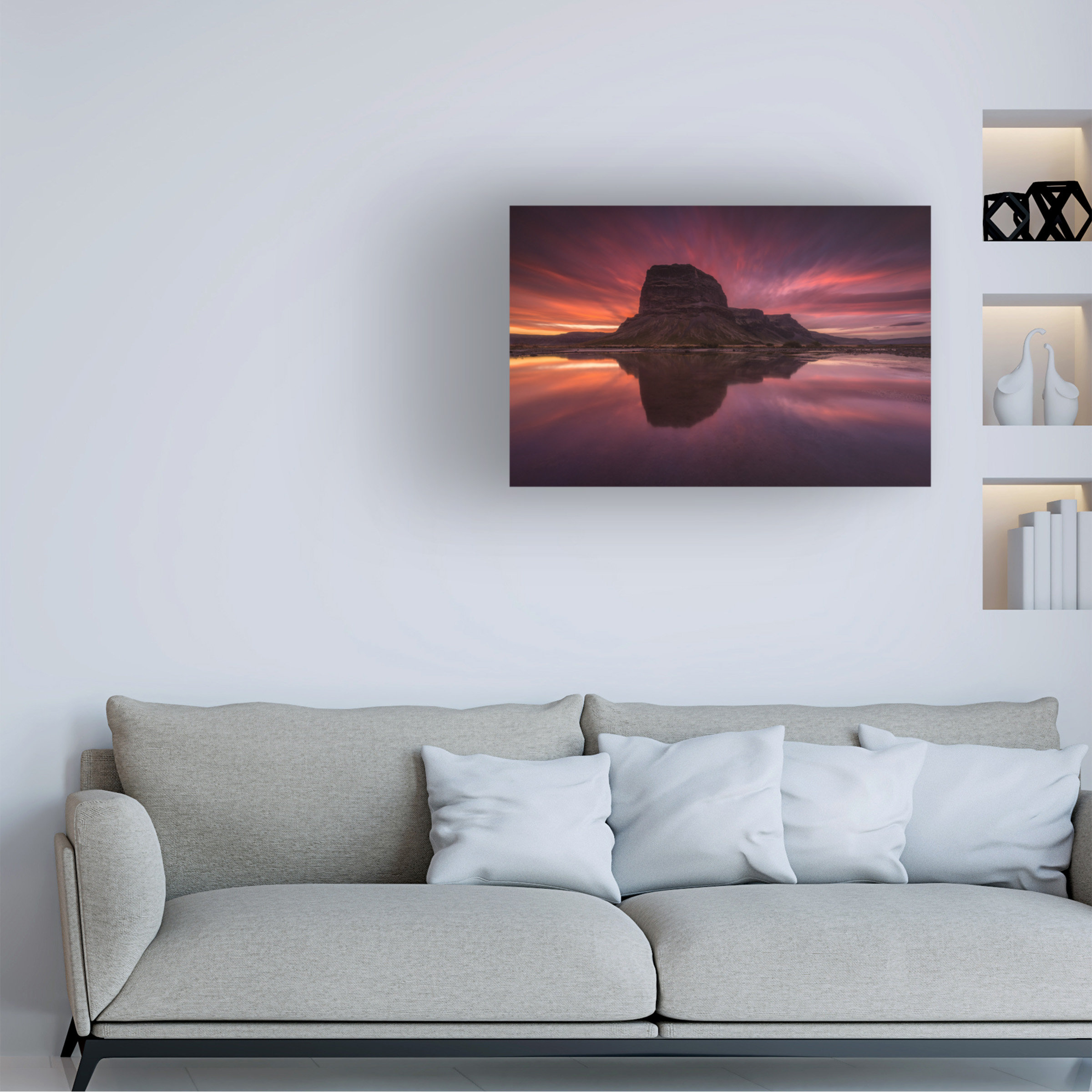 Ebern Designs Raymond Hoffmann Still Iceland Canvas Art | Wayfair