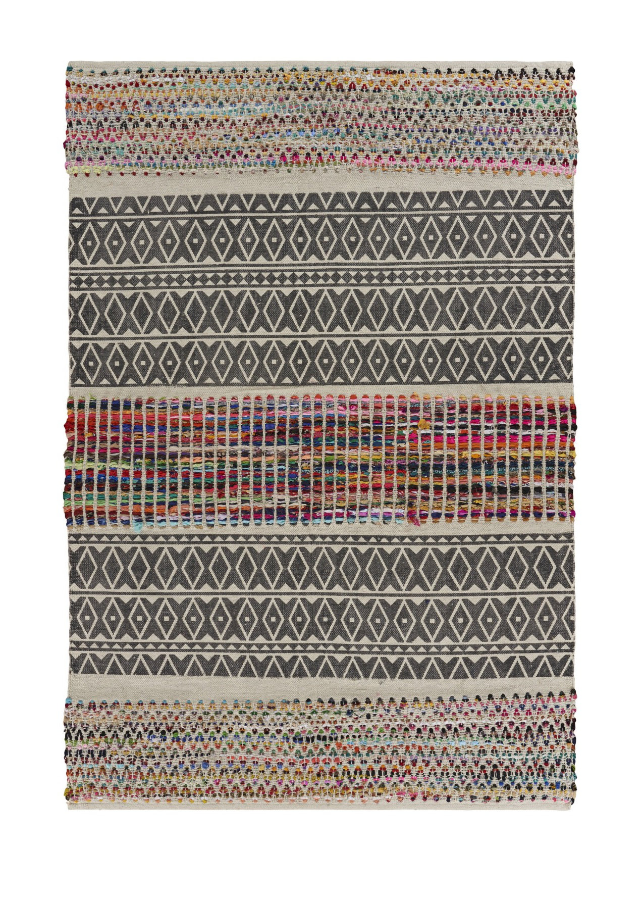 Union Rustic Colourful Traditional Chindi Area Rug - Wayfair Canada
