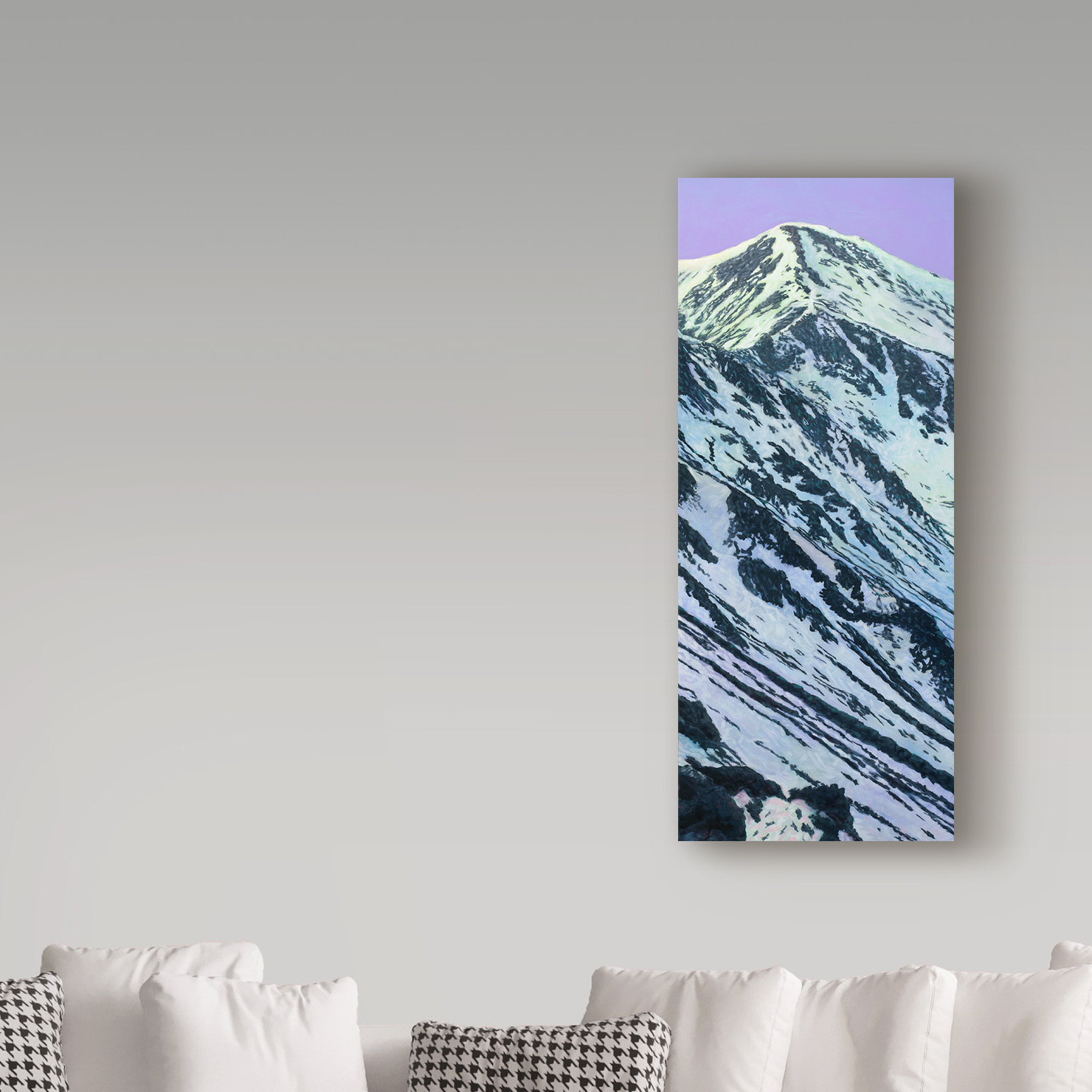 Trademark Fine Art 'Grays Peak in Winter' Graphic Art Print on Wrapped ...