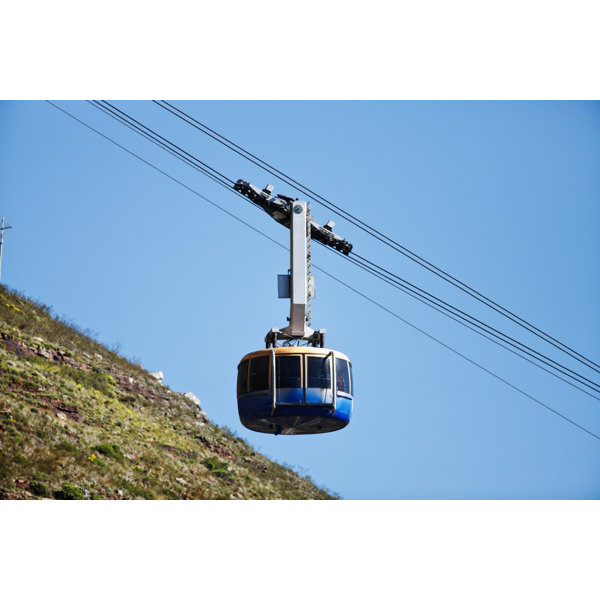 17 Stories Modern Cable Car by RapidEye - No Frame Art Prints on Canvas ...