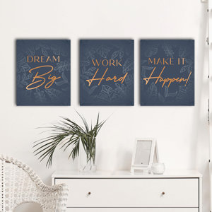 Hokku Designs Inspirational Wall Décor For Office, Bedroom, Living Room ...