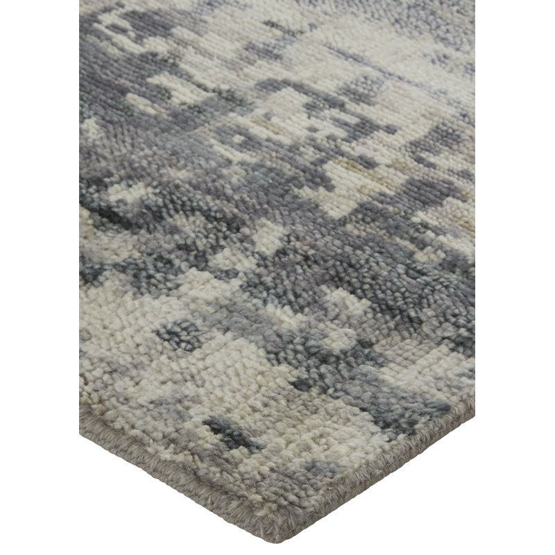 Bungalow Rose Oene Hand Tufted Wool Abstract Rug | Wayfair