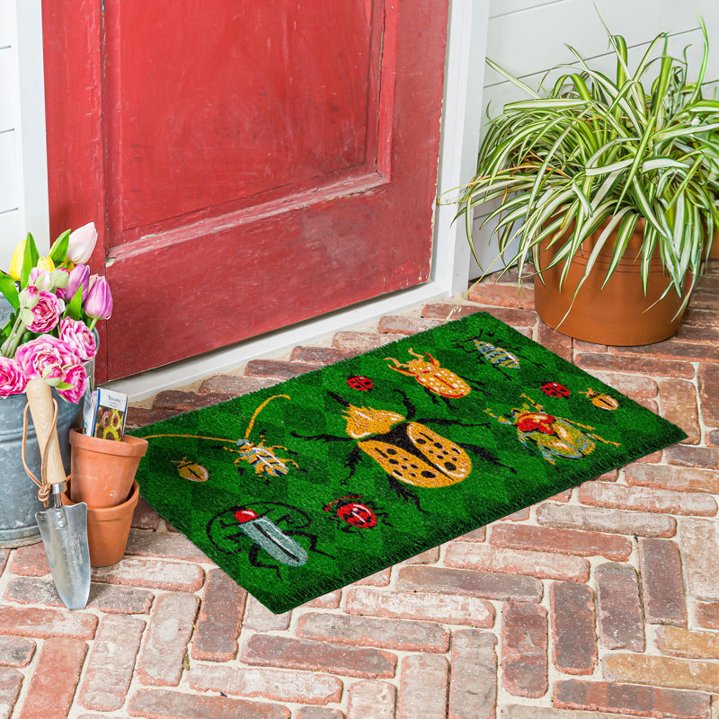 Ophelia & Co. Garden Beetles Mat & Reviews | Wayfair