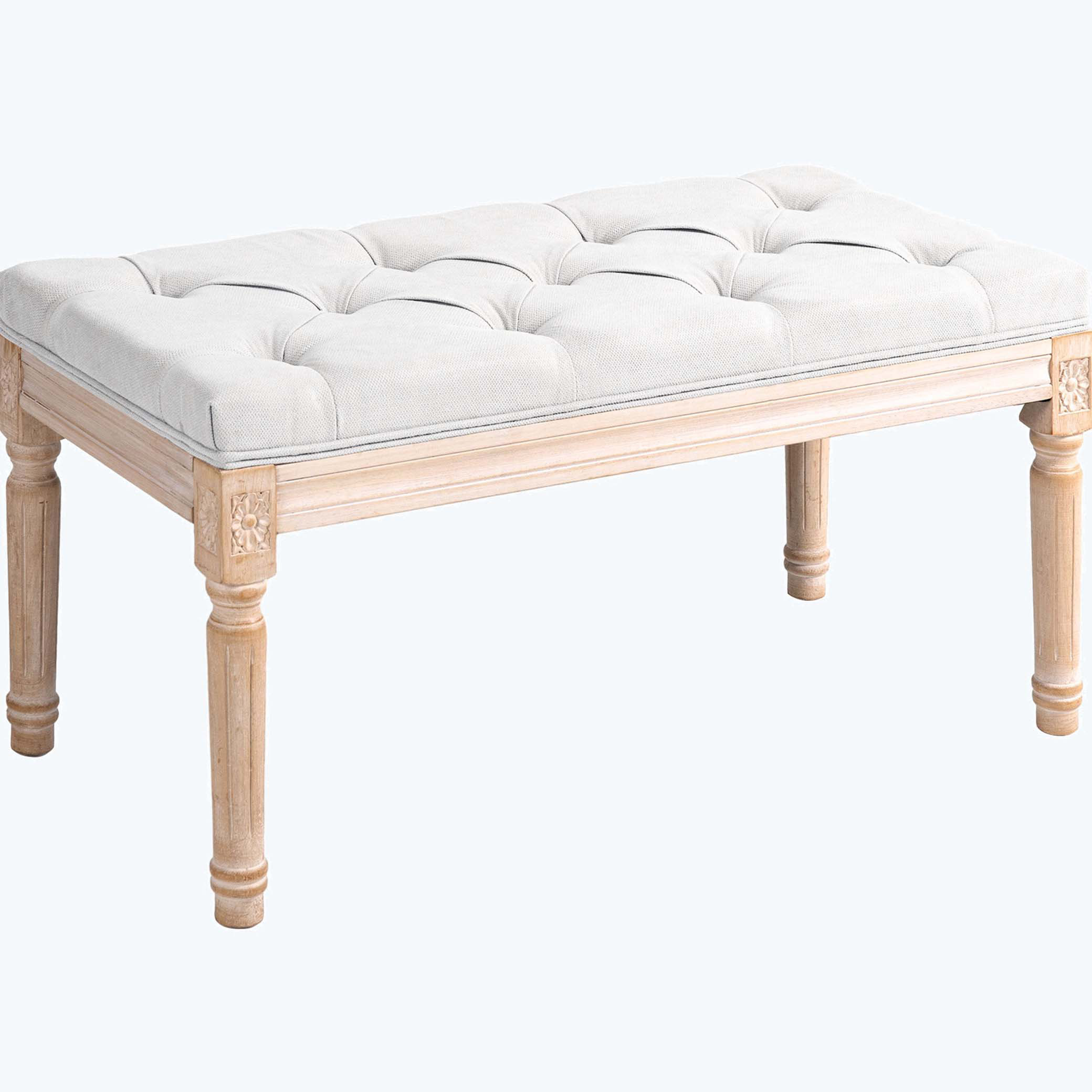 One Allium Way® Bed Bench, Upholstered Bedroom Bench | Wayfair