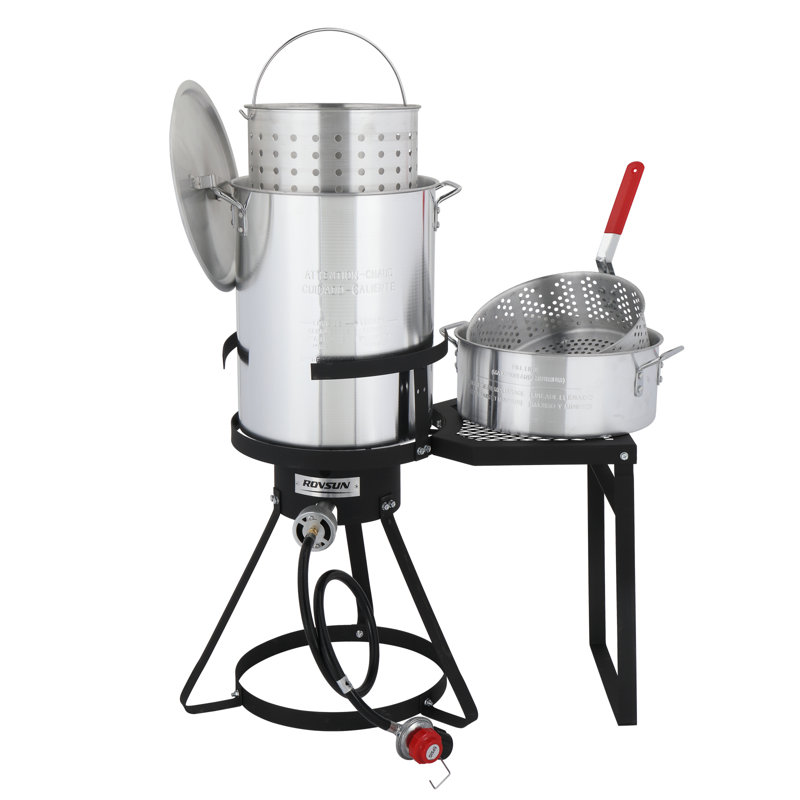 Winado 30qt Turkey Fryer With Basket Outdoor Propane Deep Fryers Burner ...