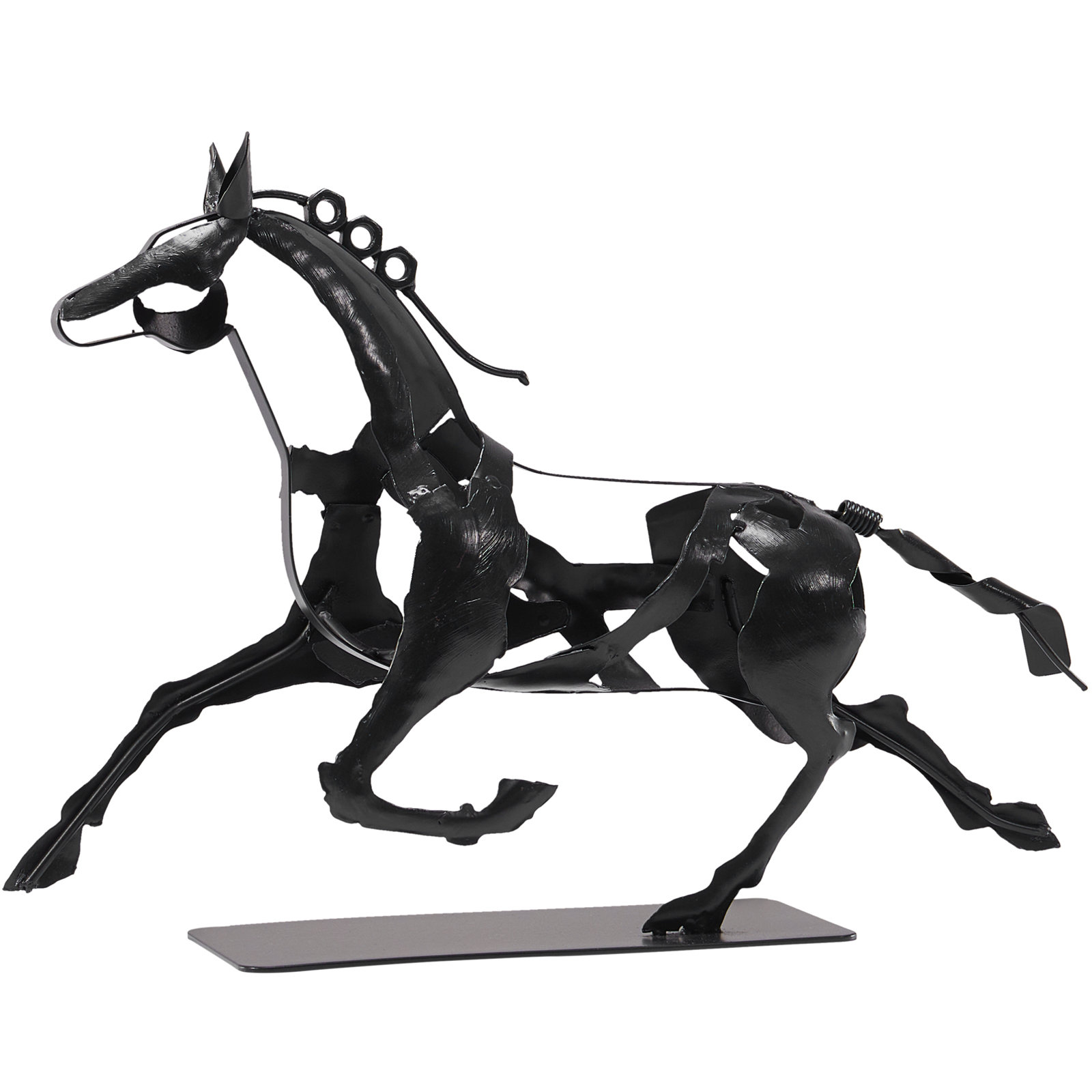 Foundry Select Handmade Metal Horse Statue Sculpture Decor Gifts For ...