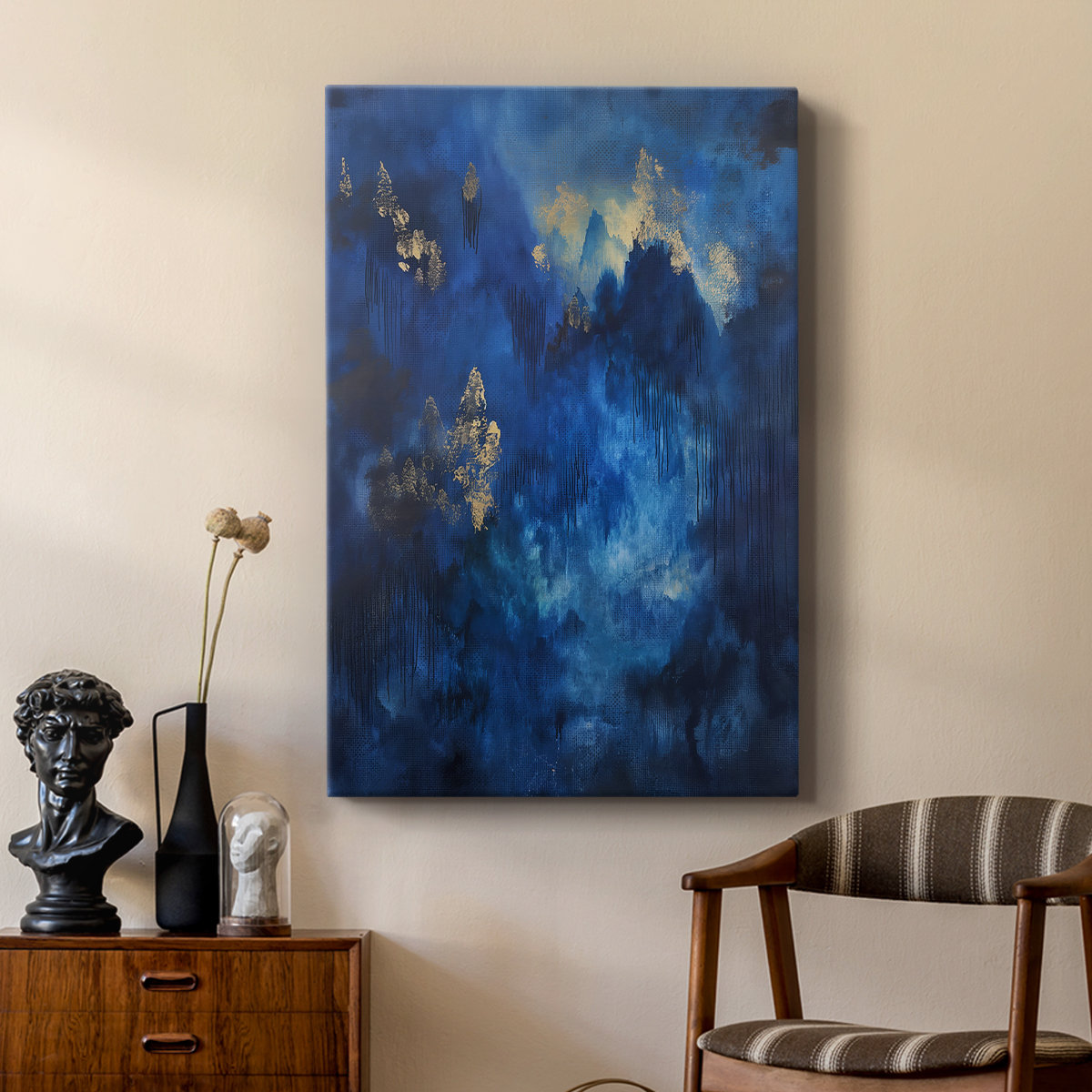 Latitude Run® ABSTRACT Series XXII -Custom Wrapped Gallery Cavas | Wayfair