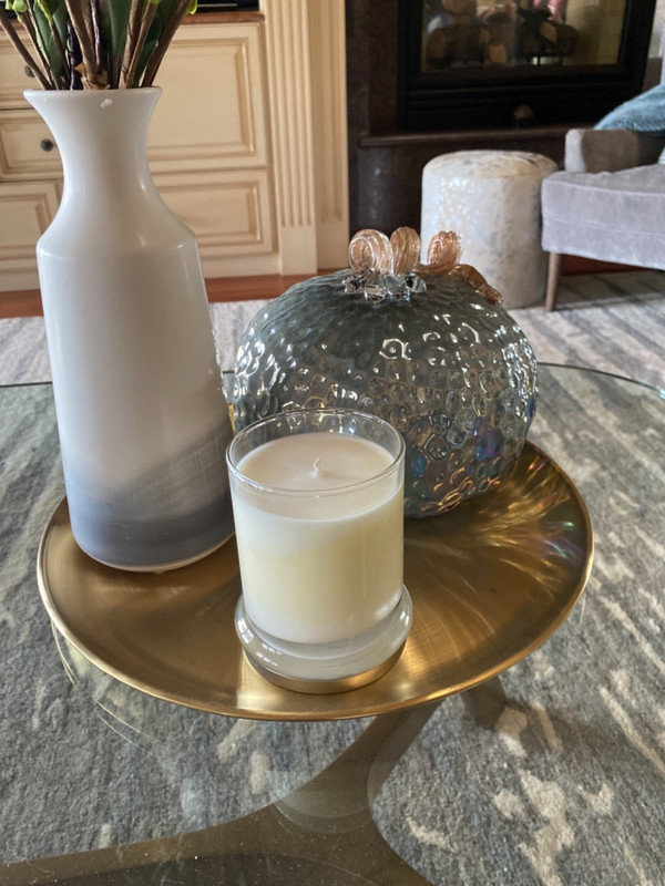 Ivy Bronx Round Brass Tray,Small Gold Decorative Tray Metal Storage ...