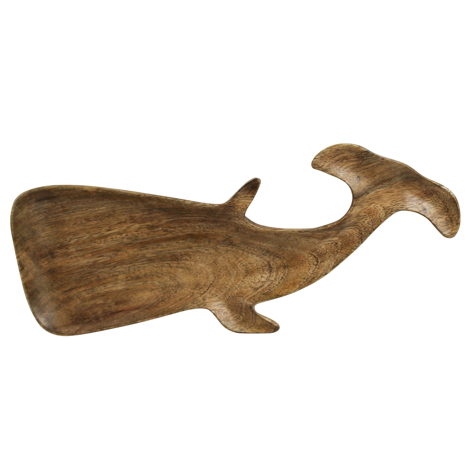 Highland Dunes Whale Dish, Wood | Wayfair