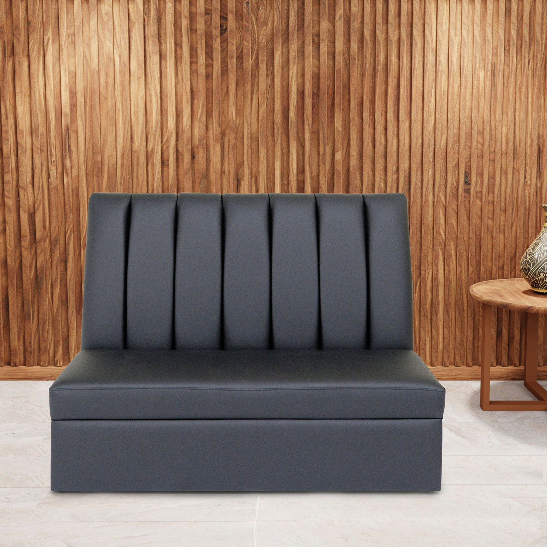 Latitude Run® Modern Armless Booth for Restaurants | Wayfair