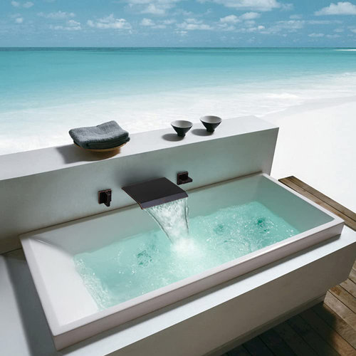 POP Sanitaryware Floor Mounted Tub Spout & Reviews | Wayfair