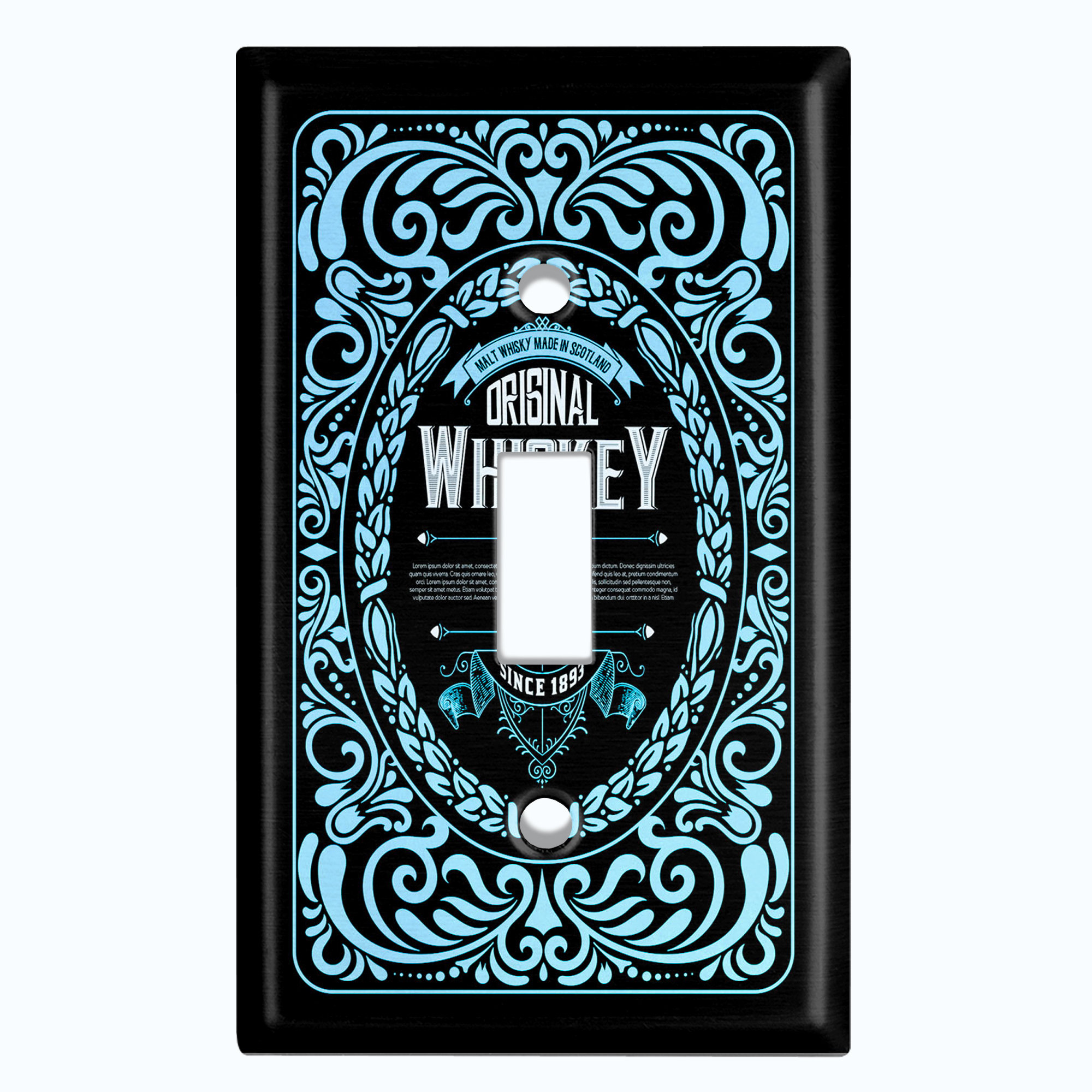 WorldAcc Metal Light Switch Plate Outlet Cover (Vintage Scottish ...