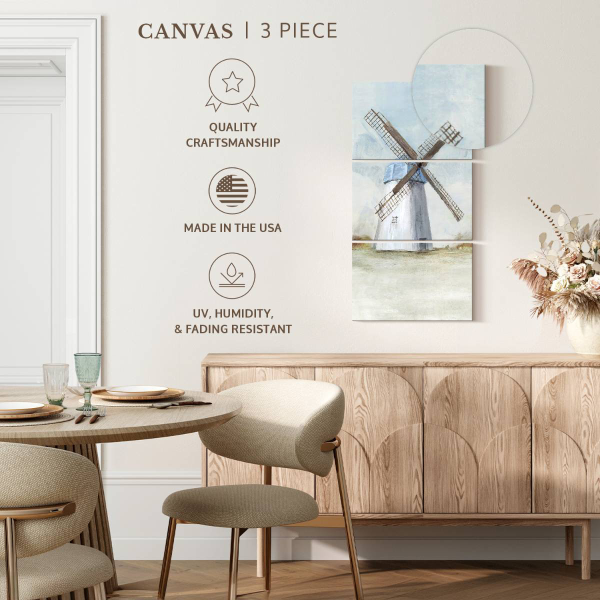 Winston Porter Blue Windmill I | Wayfair
