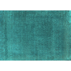 Williston Forge Machine Woven Teal Rug | Wayfair
