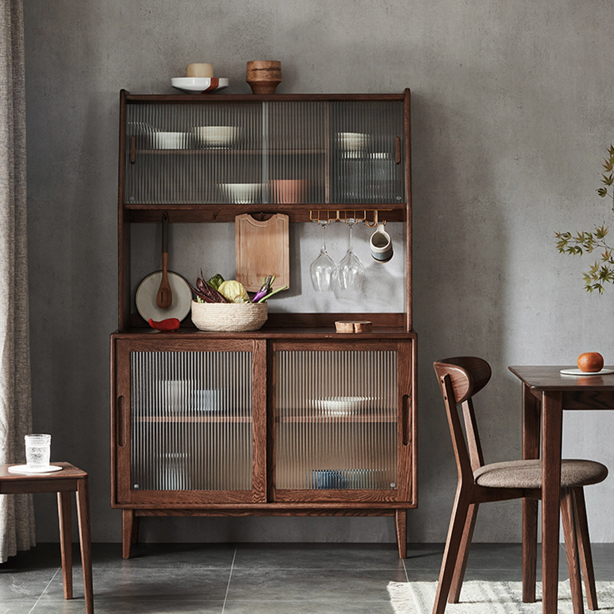 Corrigan Studio® All Solid Wood Simple Food Cabinet | Wayfair