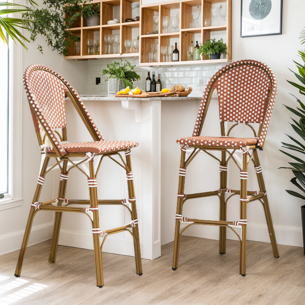 Bay Isle Home™ Huntingtown Outdoor 29'' Bar Stool | Wayfair