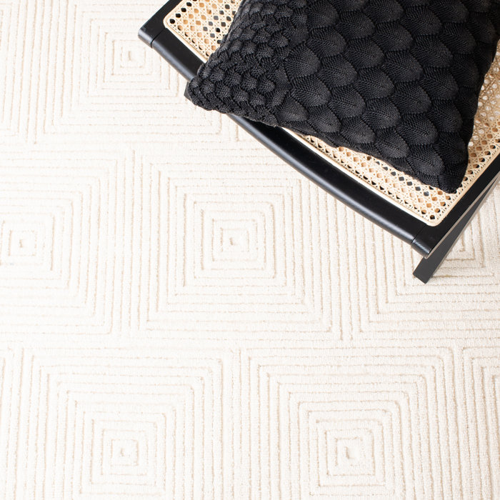 Etta Avenue™ Hattie Hand Tufted Geometric Rug & Reviews | Wayfair