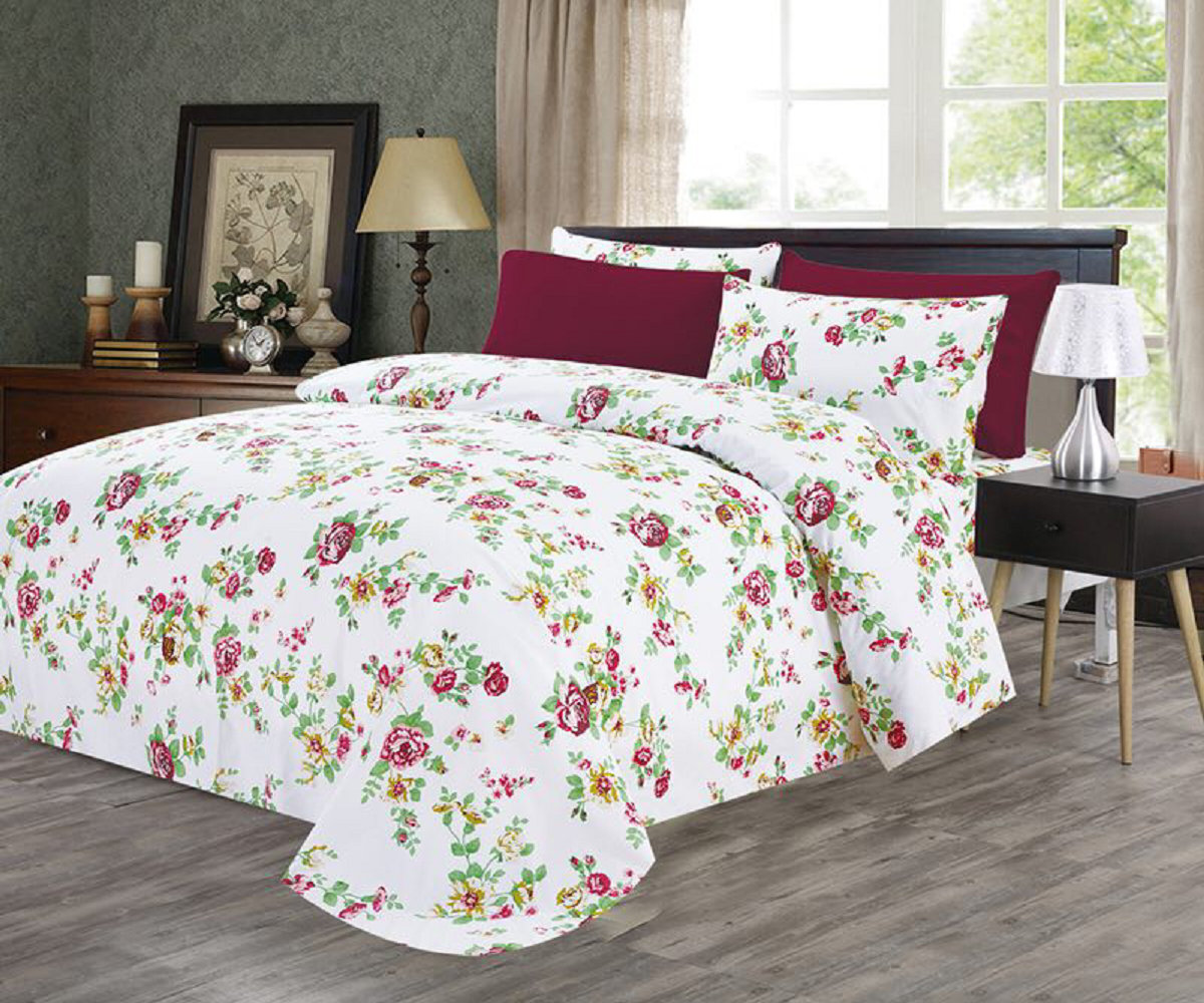 Home Sweet Home Dreams 6 Piece Microfiber Percale Sheet Set | Wayfair