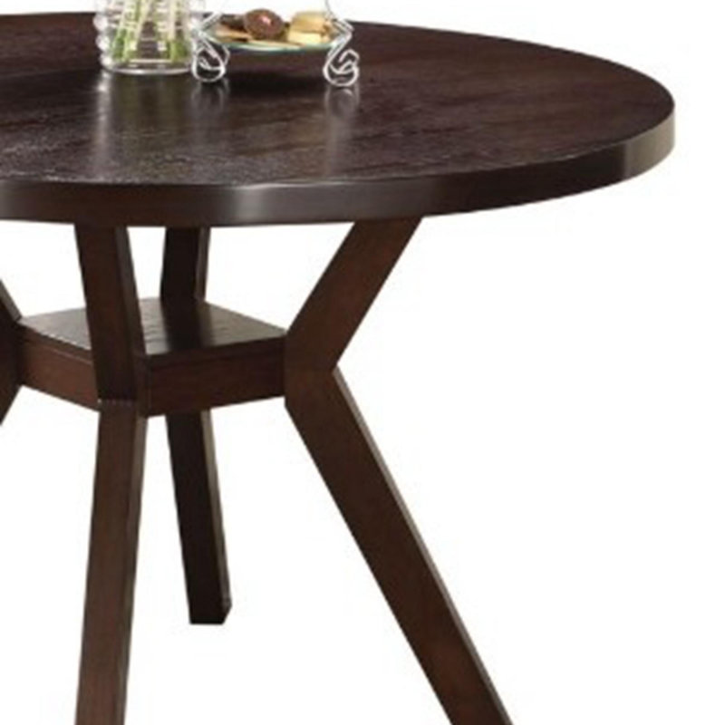 George Oliver Drake Espresso Finish Dining Table | Wayfair