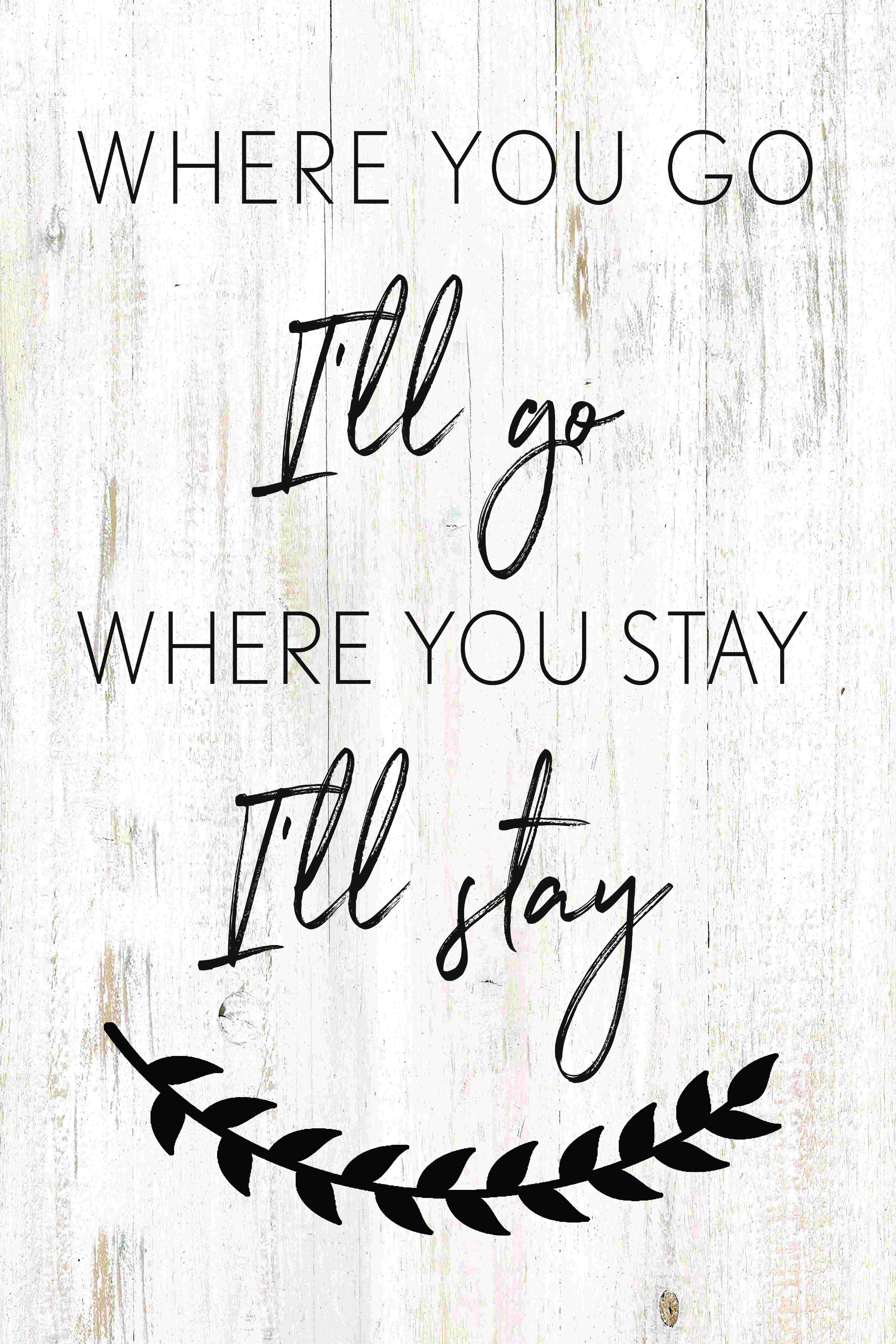 Trinx Where You Go - Wrapped Canvas Print | Wayfair
