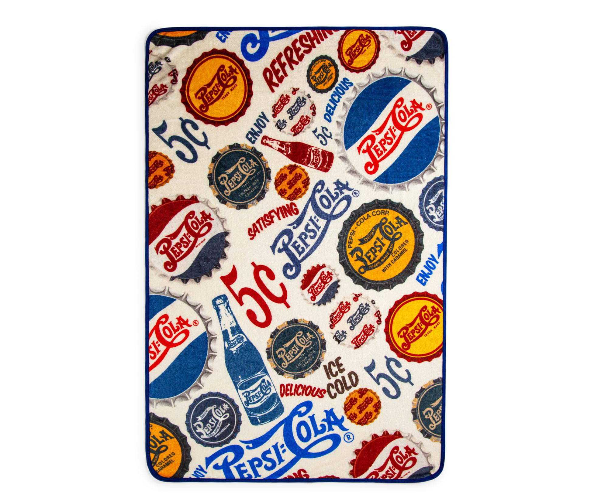 H3 Sportgear Pepsico. Pepsi-cola Retro Microplush Fleece Throw Blanket ...