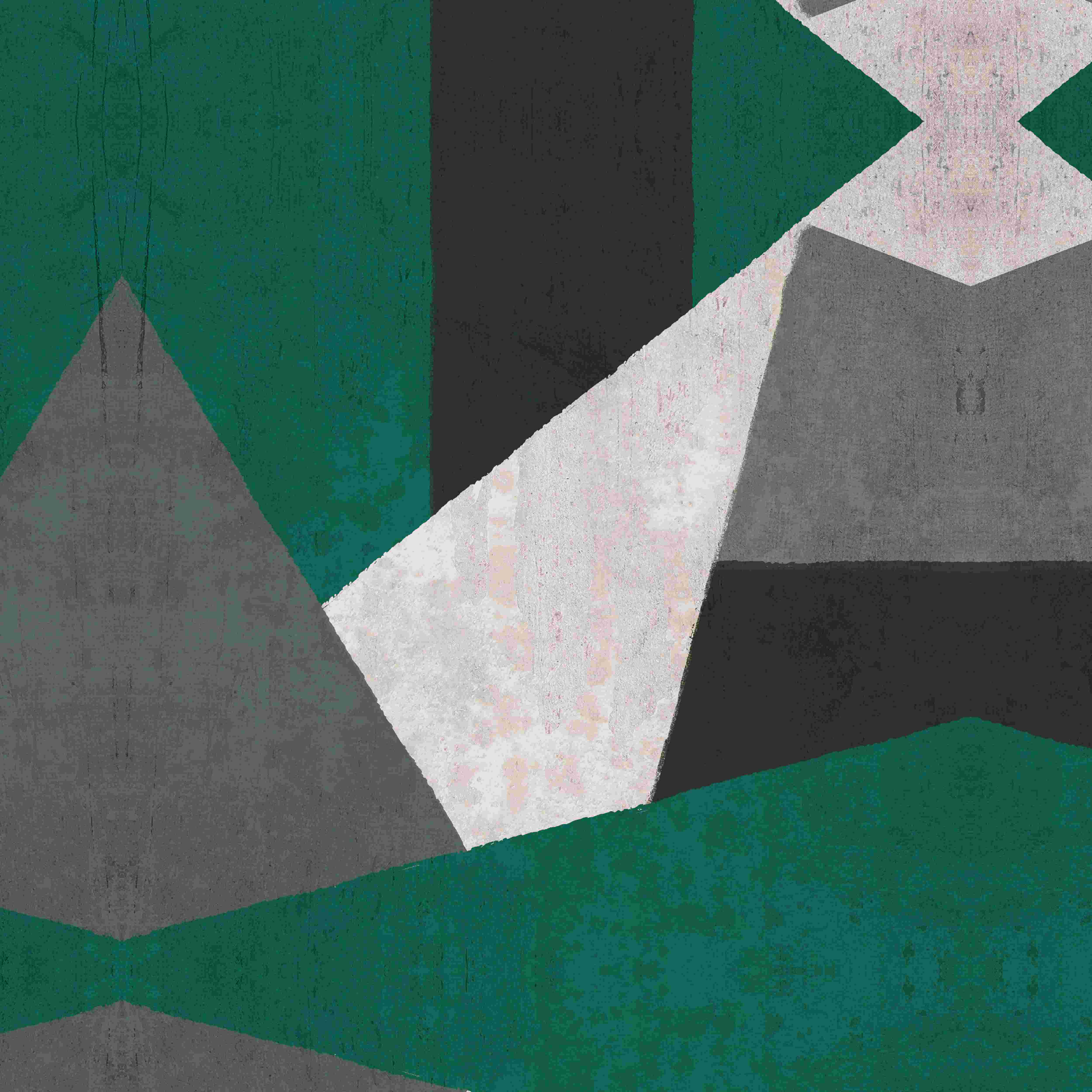 Wrought Studio™ Geo Shapes Teal | Wayfair