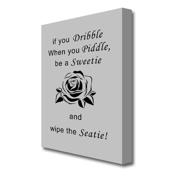 East Urban Home If You Dribble - Wrapped Canvas Typography | Wayfair.co.uk