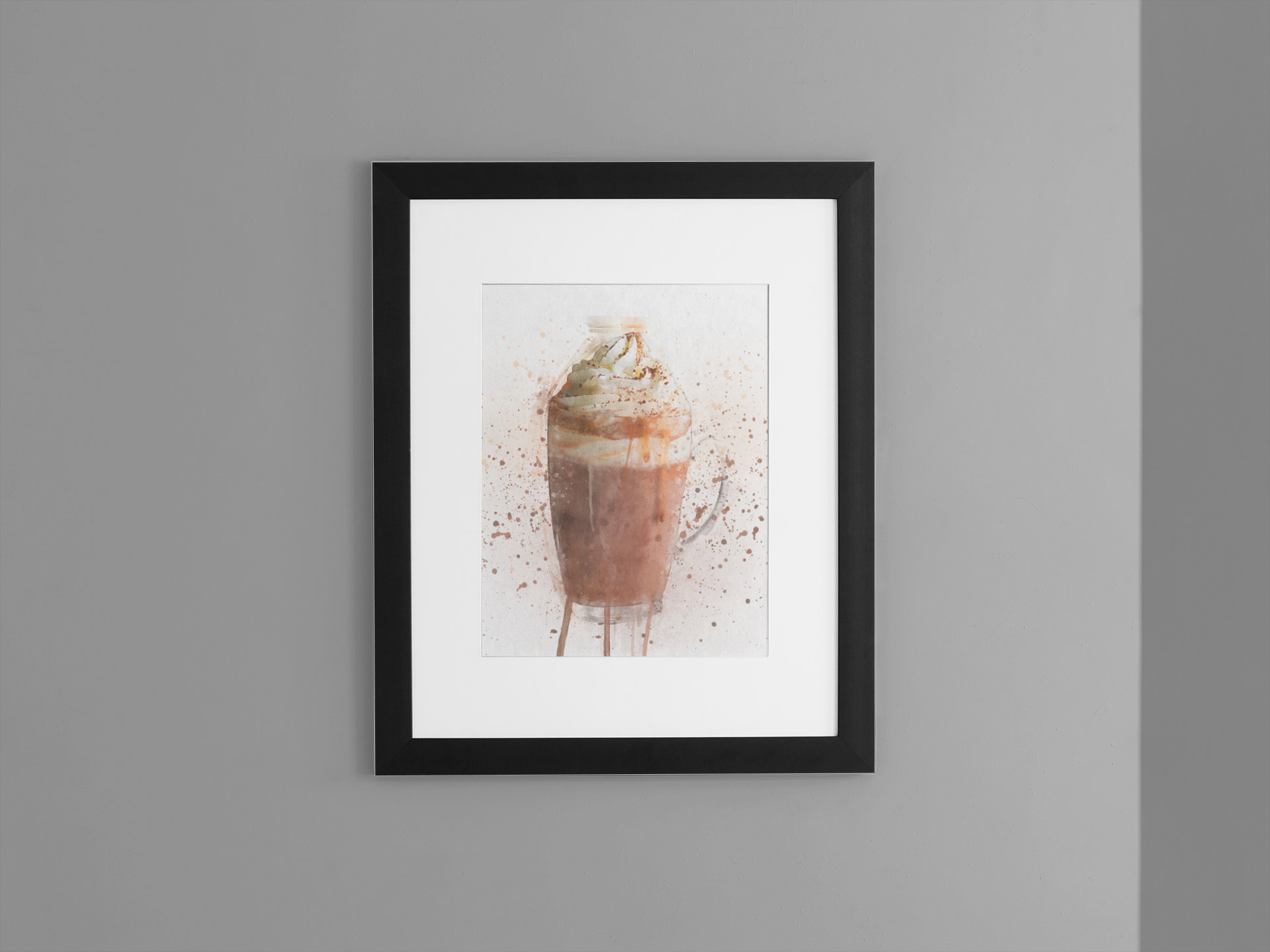 Ivy Bronx Hot Chocolate - Picture Frame Graphic Art Print on Paper ...