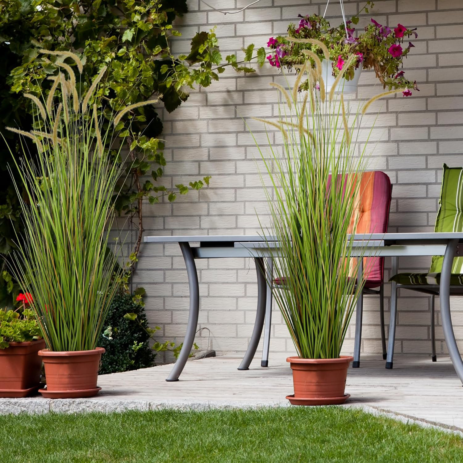 Primrue Artificial 5Ft 2-Pack Horsetail Reed Grass, 59In Tall ...