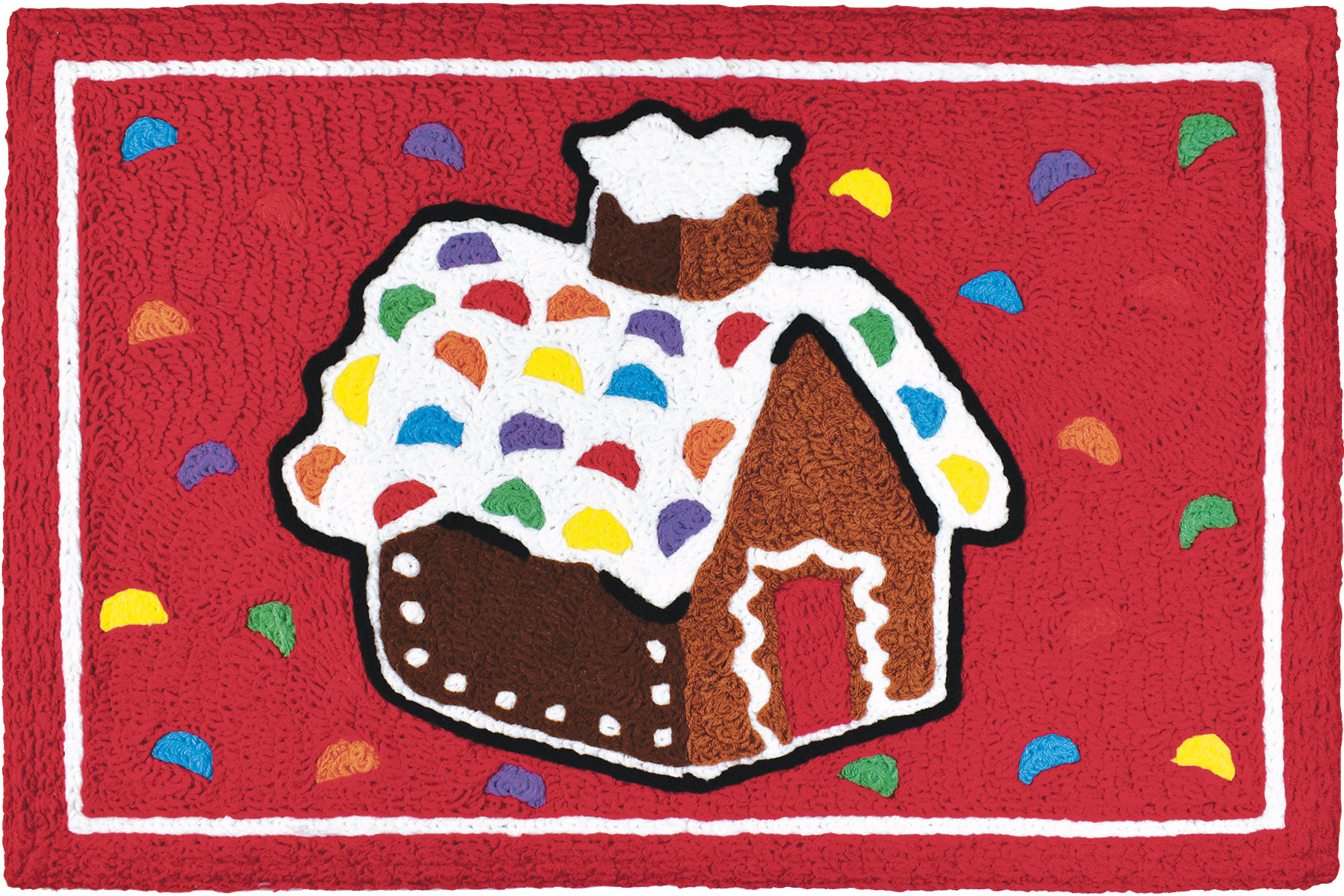 The Holiday Aisle® Carolina Gingerbread House Mat & Reviews | Wayfair