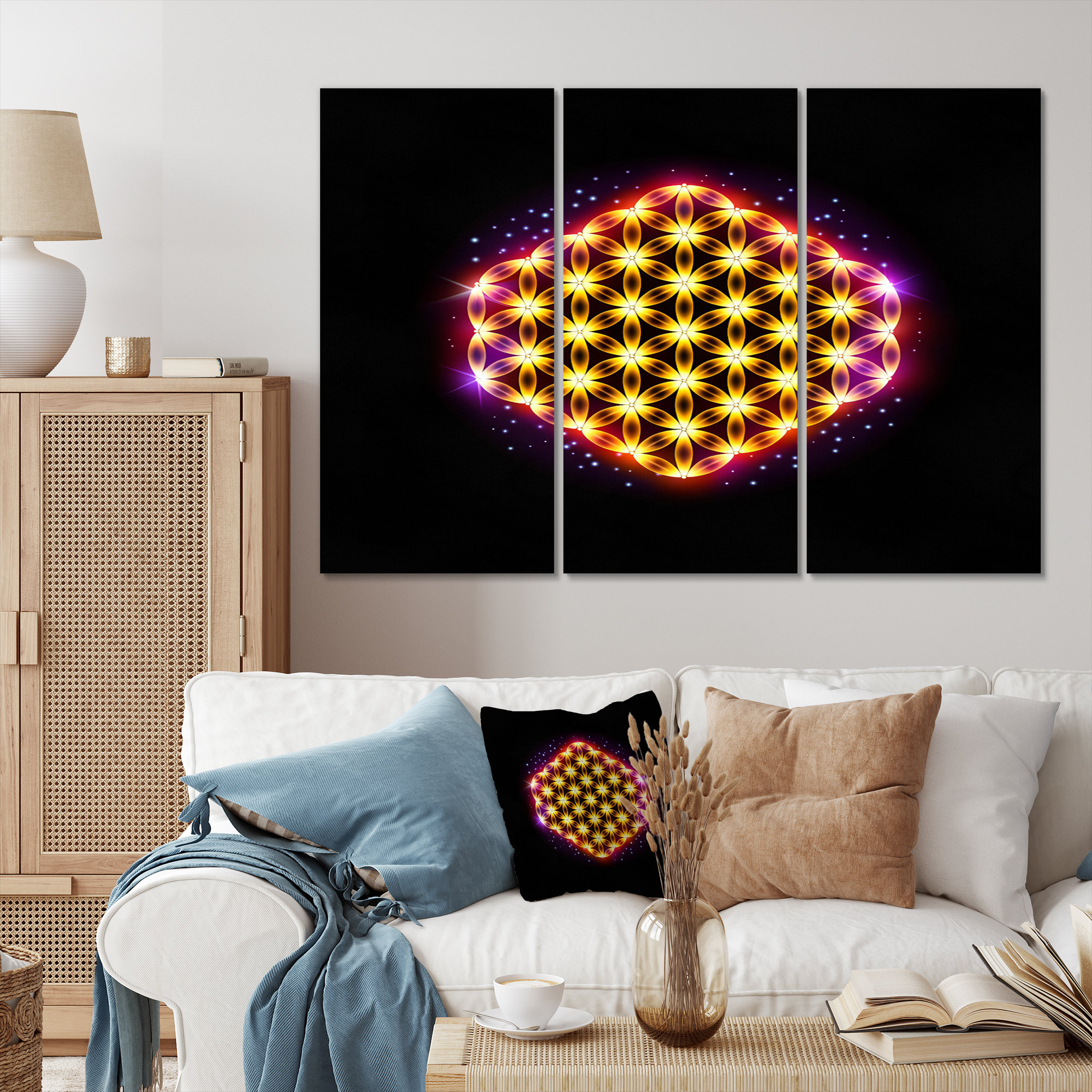 Design Art Light Of The Universe Sacred Geometry - Modern Geometric ...