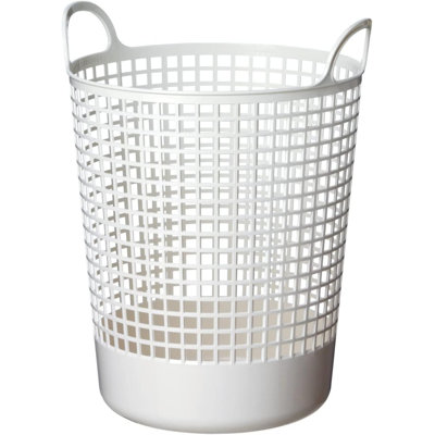 round plastic hamper