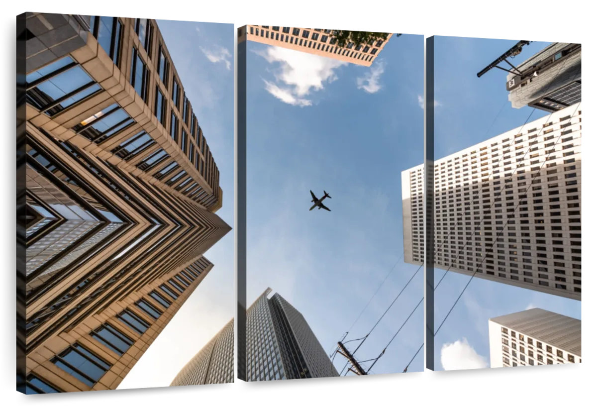 Ebern Designs Lilie Flying Over Atlanta | Wayfair
