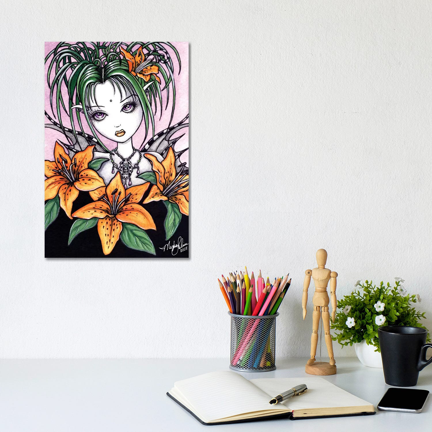East Urban Home Ayla by Myka Jelina - Wrapped Canvas Painting | Wayfair