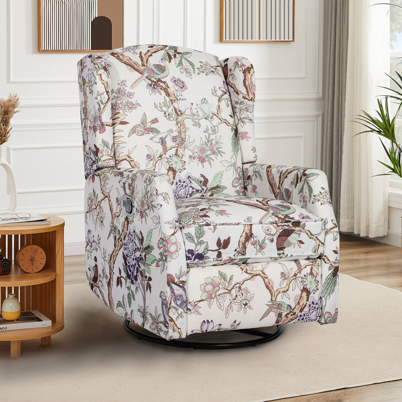 Latitude Run® Lola-Belle Swivel Rocker Recliner with Adjustable ...