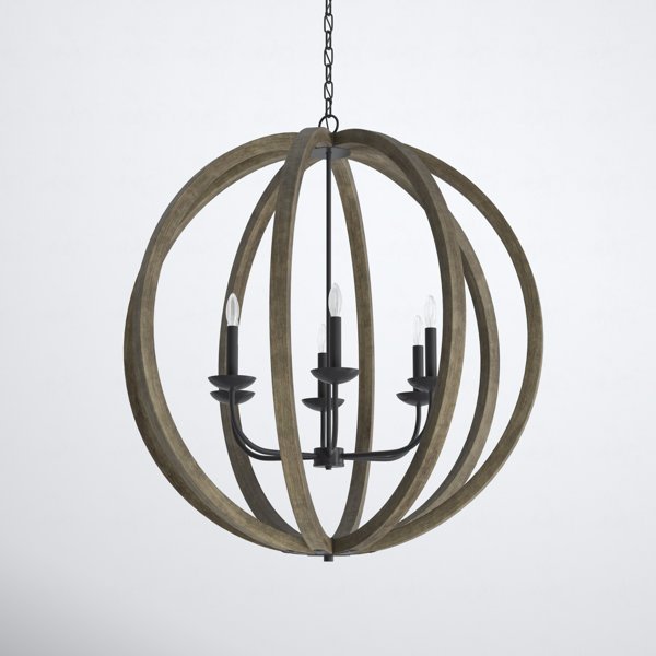 Birch Lane™ Maxwell 6-Light Globe Pendant & Reviews | Wayfair