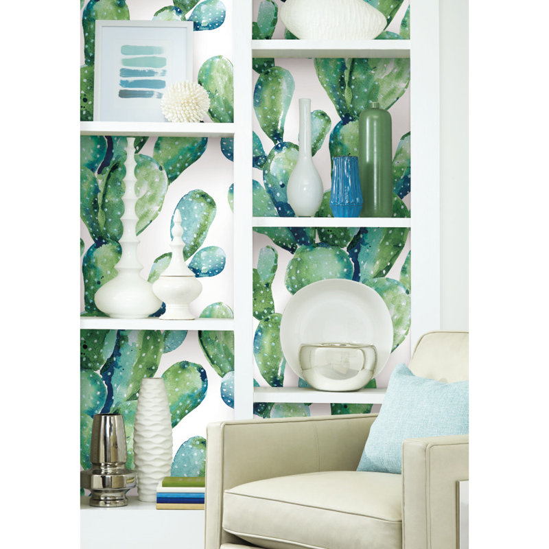 Union Rustic Defazio Peel & Stick Floral Wallpaper & Reviews | Wayfair